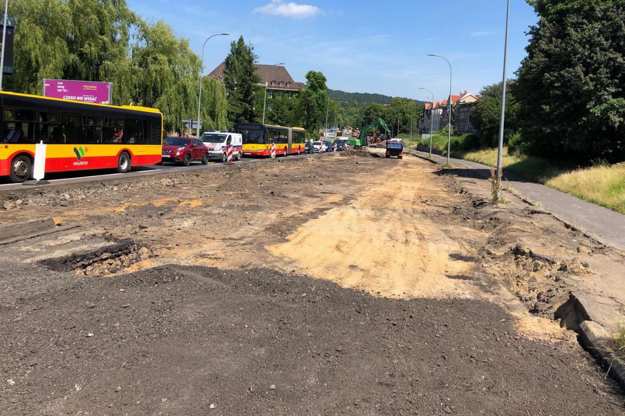 Mimo upałów prace przy budowie obwodnicy postępują Mimo upałów prace przy budowie obwodnicy postępują